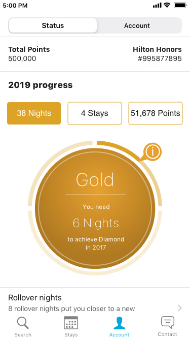 Accounts Status Mobile App